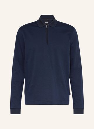 HUGO BOSS Jersey-Poloshirt Peduzzi blau