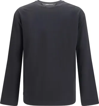 Jacquemus Rond Carr&eacute; Long-Sleeve T-Shirt - Black