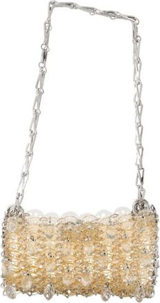 Paco Rabanne 1969 Nano Crystal Resin Schultertasche - - Bags - Damen - Rosa - ONE SIZE