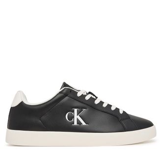 Calvin Klein Sneakers Calvin Klein 3 Cupsole Derby Pu Smo HM0HM02458 Schwarz