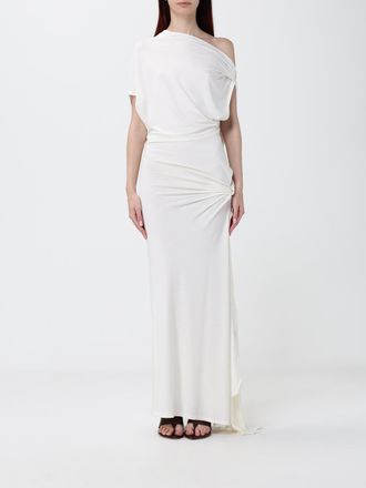 120% Lino Robe Femme couleur Naturel