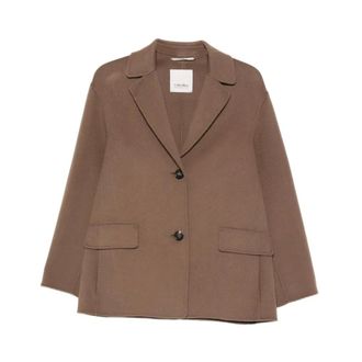 Max Mara Femme, Vestes, Brun, Taille: 34 FR Smmelfi Jacket