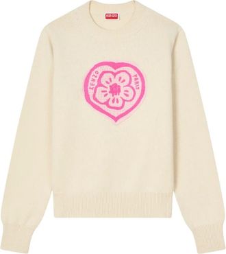 Kenzo Femme, Pulls, Beige, Taille: 38 FR Tricots Ras du Cou