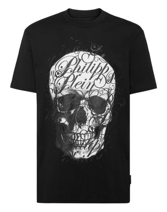 Philipp Plein T-Shirt Round Neck Ss Coursive