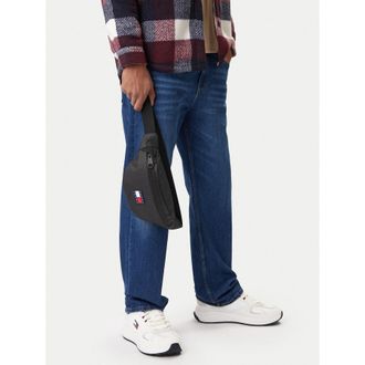 Tommy Jeans G&uuml;rteltasche Tommy Jeans Tjm Daily Tech Bumbag AM0AM13873 Schwarz