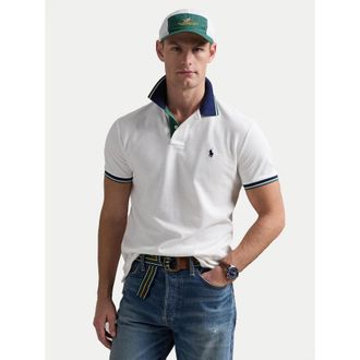 Polo Ralph Lauren Poloshirt 710963479001 Wei&szlig; Custom Slim Fit