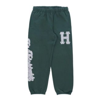 HUF Waldgr&uuml;ne Fleece-Sweatpants - - Trousers - Herren - Gr&uuml;n - XL