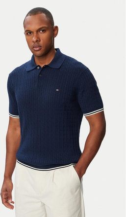 Tommy Hilfiger Poloshirt MW0MW40701 Dunkelblau Regular Fit