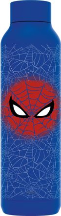 Quokka Thermosflasche, Solid, Edelstahl, Ultramarin, 630 ml, Spider-Man