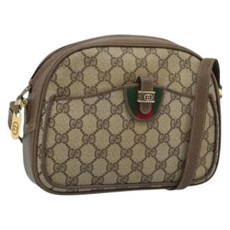 Gucci Sac bandouli&egrave;re vintage Pre-owned - Femme - Pre-owned - Beige - Taille: ONE Size