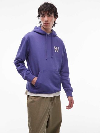 Wood Wood Double A By Wood Wood - Cass - Sweat &agrave; capuche &agrave; enfiler - Violet