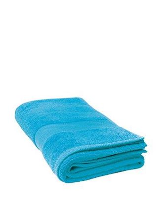 Excelsa Bagno Handtuch 100x150cm in blau, Baumwolle, 100 x 150 x 1 cm