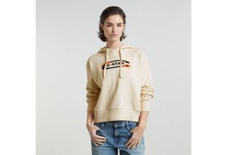 G-Star Kapuzensweatshirt Old Skool Logo Loose