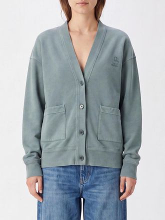 Isabel Marant Cardigan relaxed fit en m&eacute;lange de coton &agrave; col V