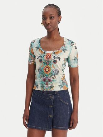 Just Cavalli T-Shirt 80PAHE02 CJ112 Bunt Slim Fit