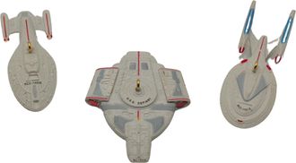 Hallmark Starfleet Legends - Star Trek Deep Space Nine - H&auml;ngeornament Set von 3: Keramik, Hochzeit