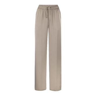 Herno Wide Hosen - - Trousers - Damen - Beige - XS