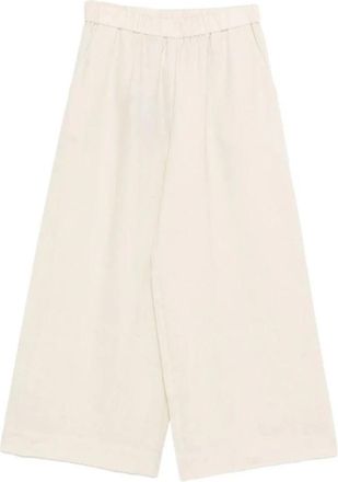 Max Mara Femme, Pantalons, Beige, Taille: 36 FR Wide Pantalons
