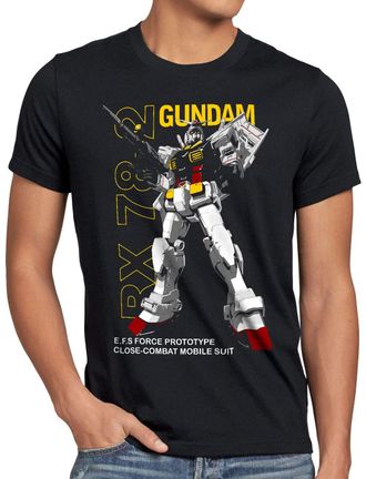 style3 RX-78-2 Herren T-Shirt Japan Robot Nippon, Gr&ouml;&szlig;e:4XL