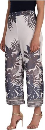 Frank Lyman Design Femme, Pantalons, Blanc, Taille: 40 FR Cropped Pantalons