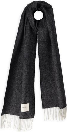 Profuomo Lambswool Schal Dunkelblau Winter Accessoire - - Accessories - Herren - Blau - ONE SIZE