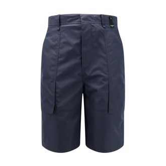 Fendi FF Detail Baumwoll-Bermuda-Shorts - - Shorts - Herren - Blau - S