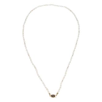 Valentino Garavani Metal Necklace - - Accessories - Damen - Wei&szlig; - ONE SIZE