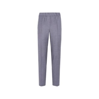 PESERICO Schmale Nadelstreifen-Hose - - Trousers - Damen - Grau - M