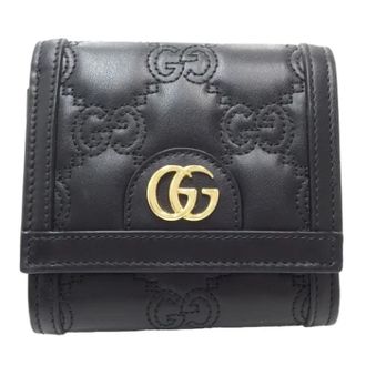 Gucci Pre-owned Leder Portemonnaies - - Pre-owned - Damen - Schwarzk - ONE SIZE