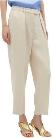 Lola Casademunt Femme, Pantalons, Beige, Taille: 40 FR Flowy Straight Leg Pants