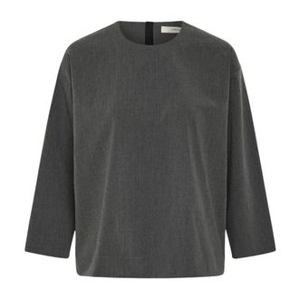 Inwear Haut Manches Longues Chin&eacute; - Femme - Tops - Gris - Taille: 38 FR