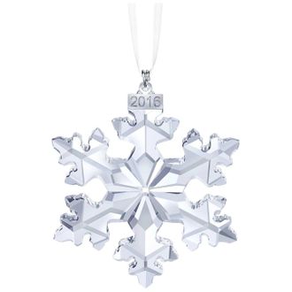 Swarovski Jahresedition 2016 Ornamente Allj&auml;hrliche Verzierung durchsichtig