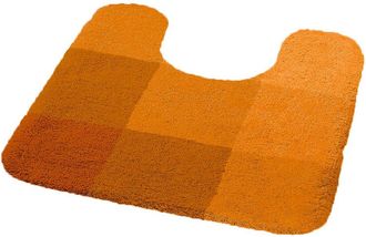 Kleine Wolke 5514568129 Square Badteppich WC Polyacryl gelb 55 x 55 cm