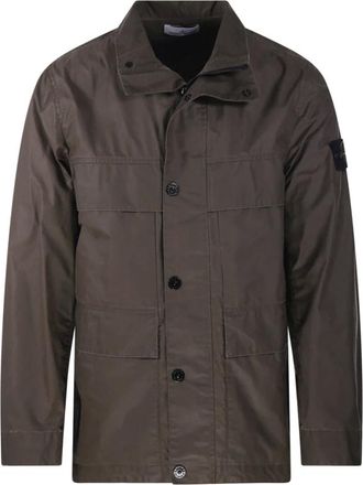 Stone Island Homme, Vestes, Brun, Taille: M Field Jacket