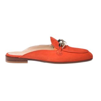 Baldinini Femme, Chaussures, Orange, Taille: 38 EU Orange suede clogs