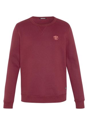 Chiemsee Sweater im Basic-Look mit Logo-Motiv