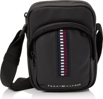 Tommy Hilfiger Herren Umh&auml;ngetasche Mini Reporter Klein, Schwarz (Black), Einheitsgr&ouml;&szlig;e