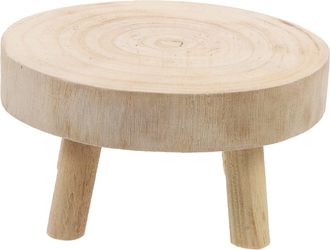 BESPORTBLE Holz Blumentopf Ständer Mit Plattform Für Blumentöpfe Und Kunsthandwerk Praktische Und Langlebige Ausstellungsplattform Für Innen Und Außenbereich