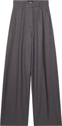 GCDS Gcds - Pantalon large - Femme - Pantalons - Gris - Taille: 40 FR