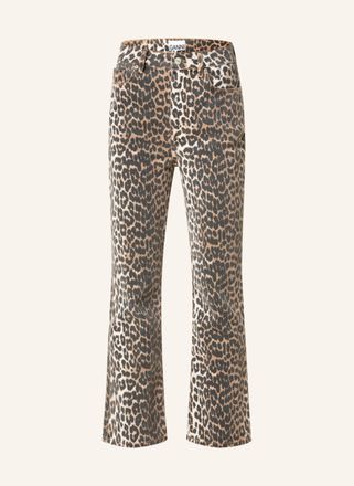 Ganni 7/8-Jeans beige