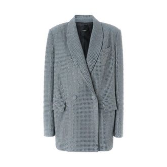 Pinko Multicolor Blazer Elegant Bequem Stilvoll Aussage - - Jackets - Damen - Gr&uuml;n - XS