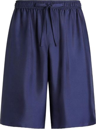 Dolce & Gabbana short &agrave; lien de resserrage - Bleu