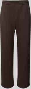 Review Straight Fit Sweatpants aus Baumwoll-Mix mit Label-Detail