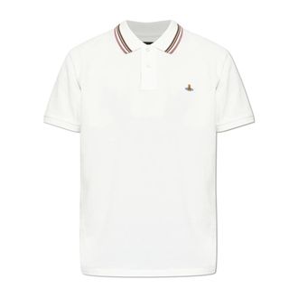 Vivienne Westwood Homme, Tops, Blanc, Taille: 2XL Polo Classique