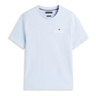 Tommy Hilfiger Homme, Tops, Bleu, Taille: L Logo Crew Neck T-Shirt