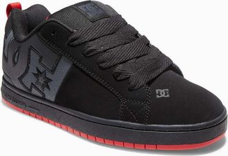 DC Court Graffik Sq - Baskets - Noir/gris/rouge