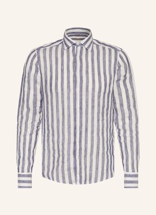 Stenstr&ouml;ms Leinenhemd Slimline Fit blau