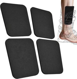 Generic Schienbeinschoner-Polsterung - Schutzkissen Snowboardski, 4-teilige Schuhpolsterunterst&uuml;tzung, Zubeh&ouml;r Sto&szlig;d&auml;mpfung, leichtes Schutzkissen mit Schaums