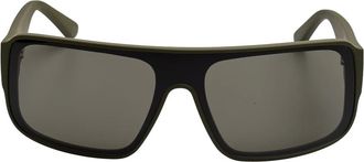Karl Lagerfeld Femme, Accessoires, Vert, Taille: ONE Size Kl6129S Lunettes de soleil rectangulaires