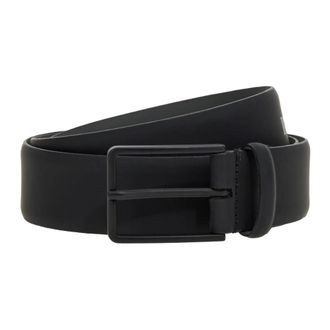 Boggi Milano Homme, Accessoires, Noir, Taille: 95 CM B Tech Rubberised Leather Belt